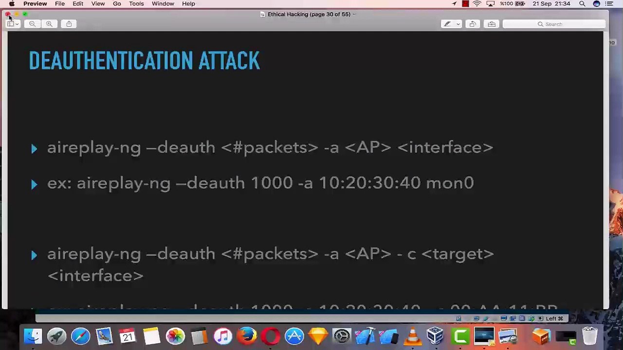 4.Deauthentication Attacks - video Dailymotion