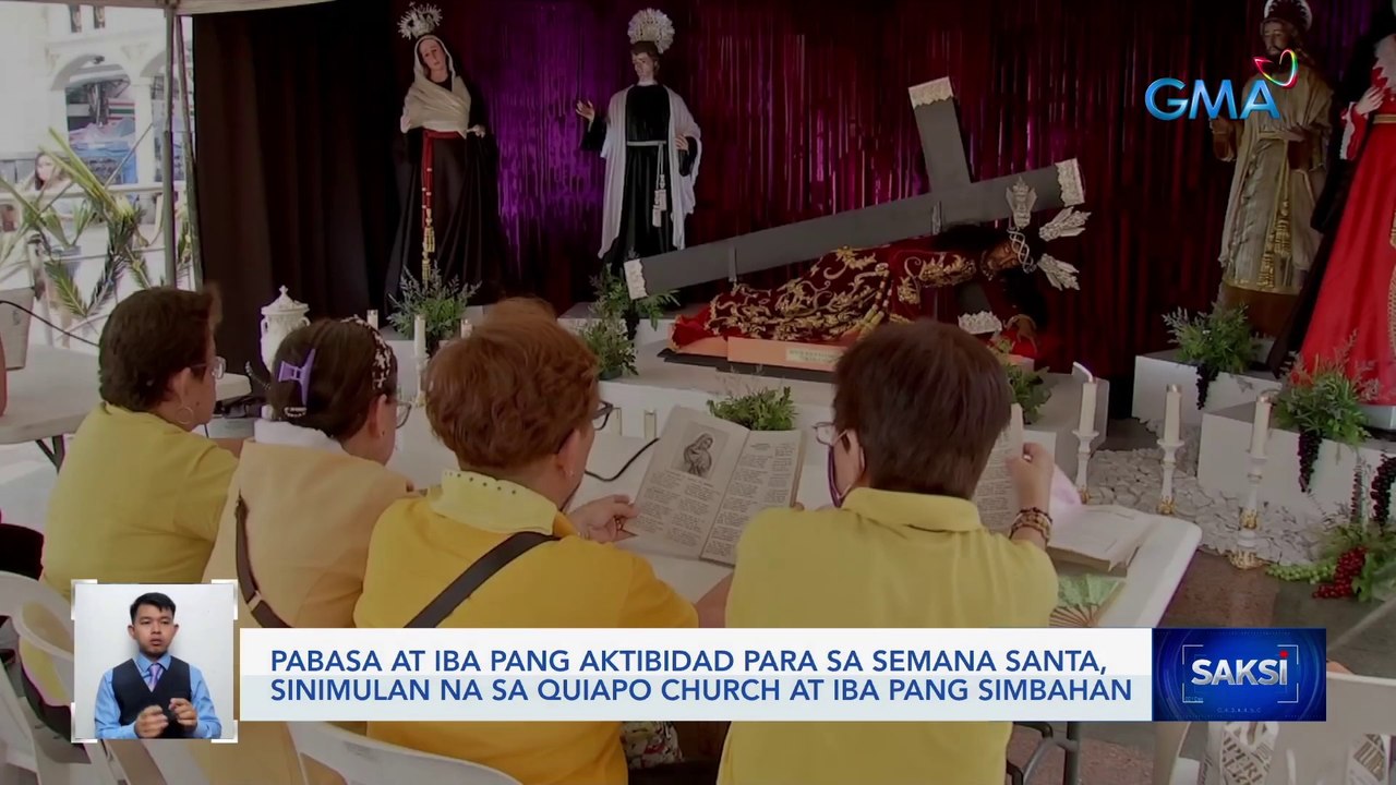 Pabasa at iba pang aktibidad para sa Semana Santa, Sinimulan na sa ...