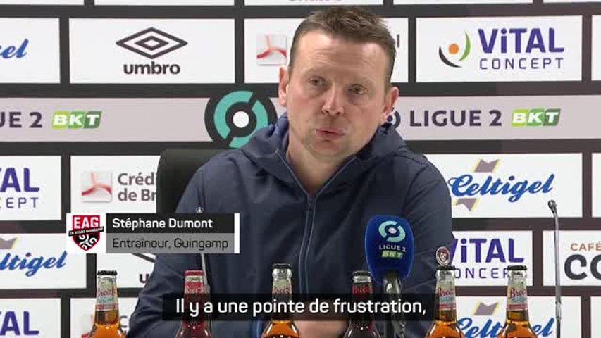 Ligue 2 : EA Guingamp - Girondins : Stéphane Dumont - "Il y a une pointe de frustration"