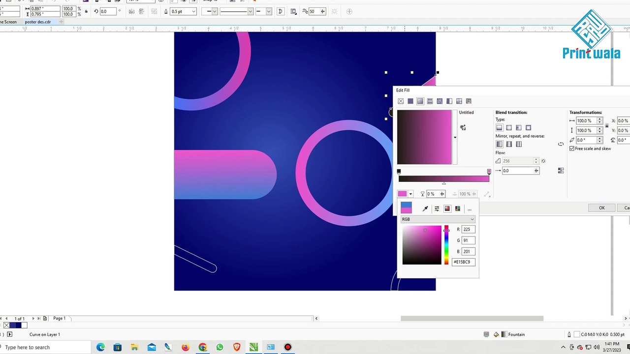 How to make Social Media Post Design in Coreldraw X7 I #PostDesign # ...