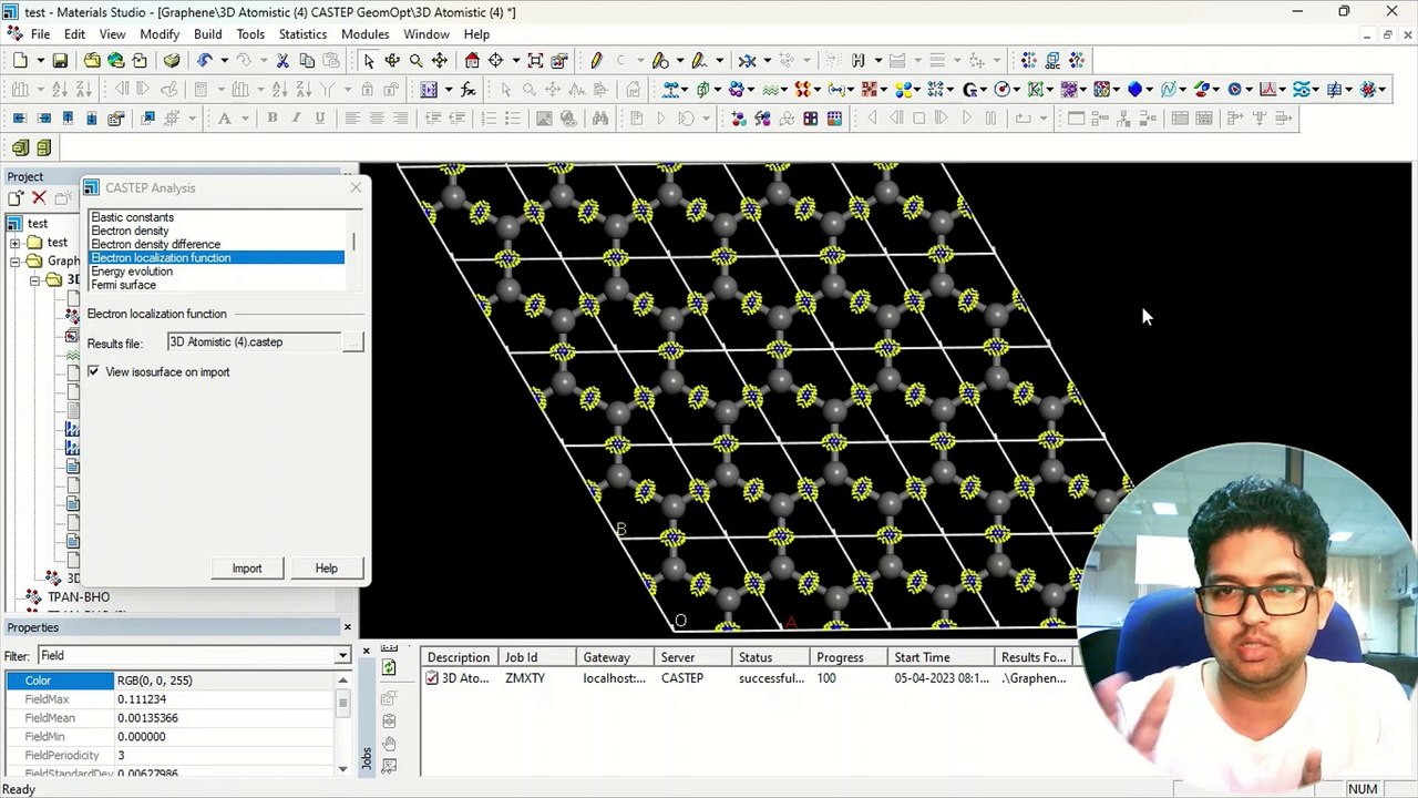 ELF (Electron localization function) Calculation and Analysis ||Gaurav ...