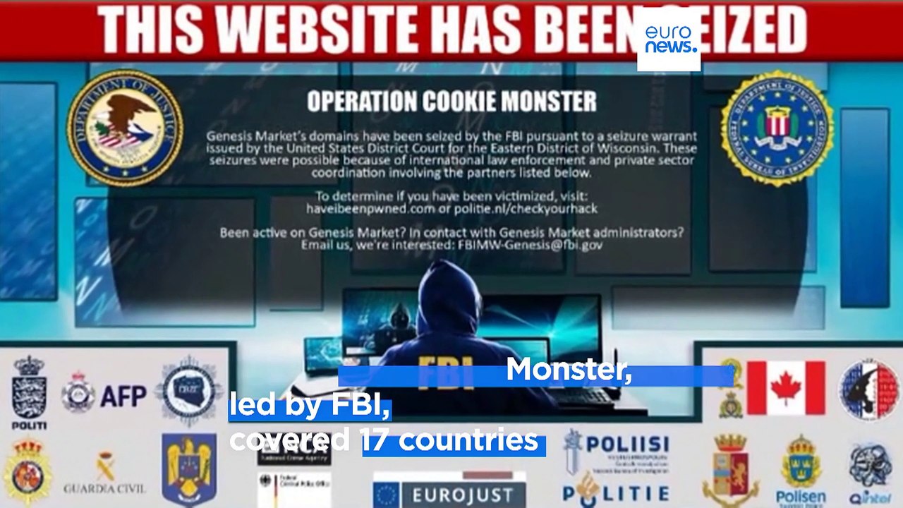 Cybercriminals arrested in the Netherlands after Genesis Market police take down - video Dailymotion