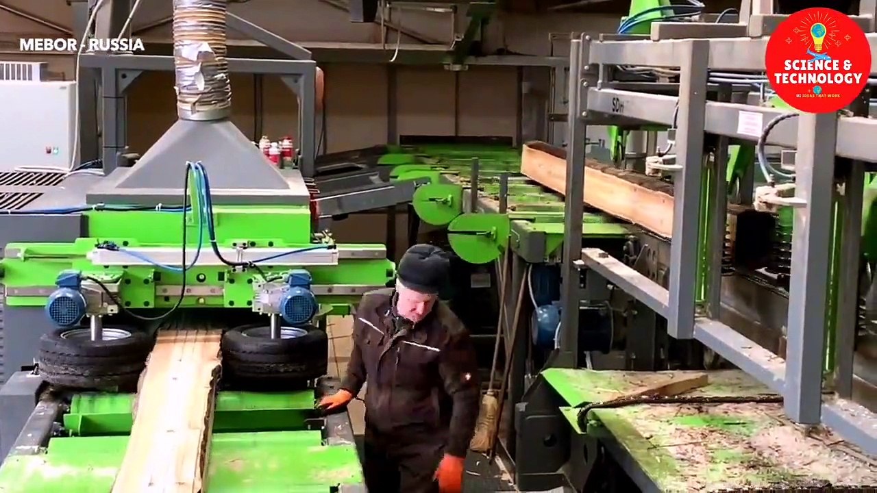Incredible High-Tech Wood Cutting Machine Processing-Fastest Sawmills ...
