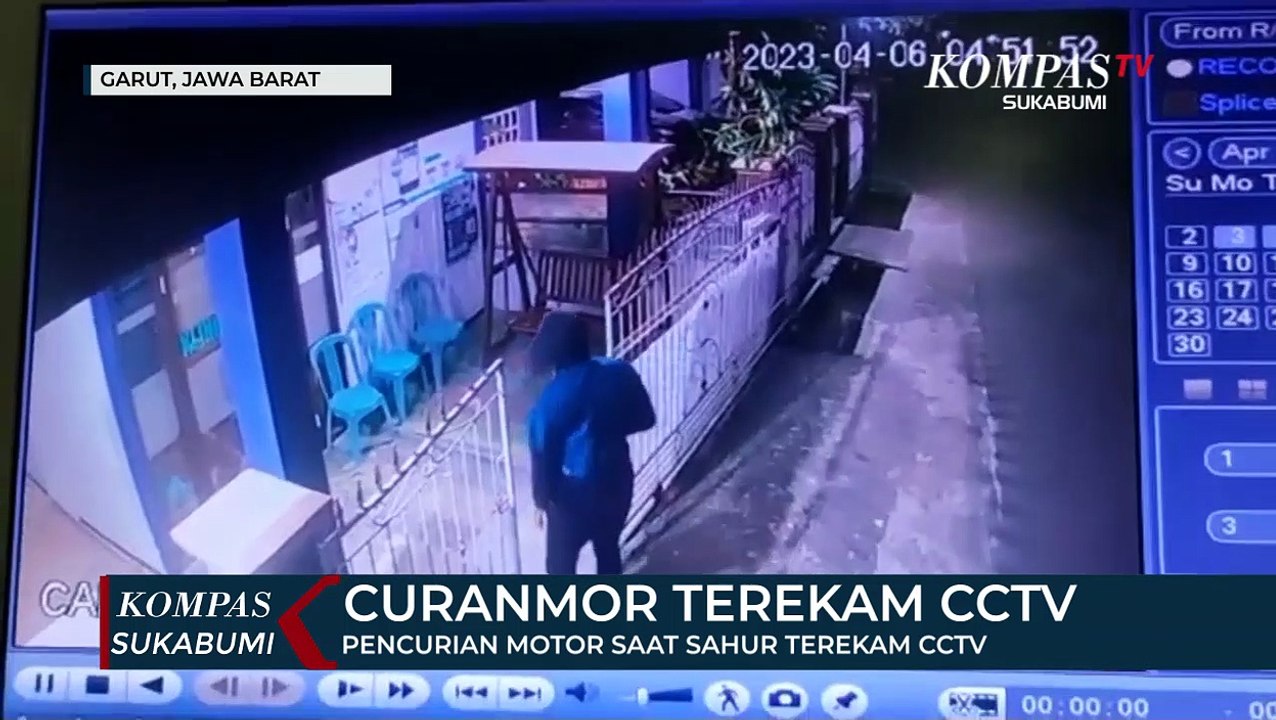 Pencurian Motor Saat Sahur Terekam CCTV - Video Dailymotion