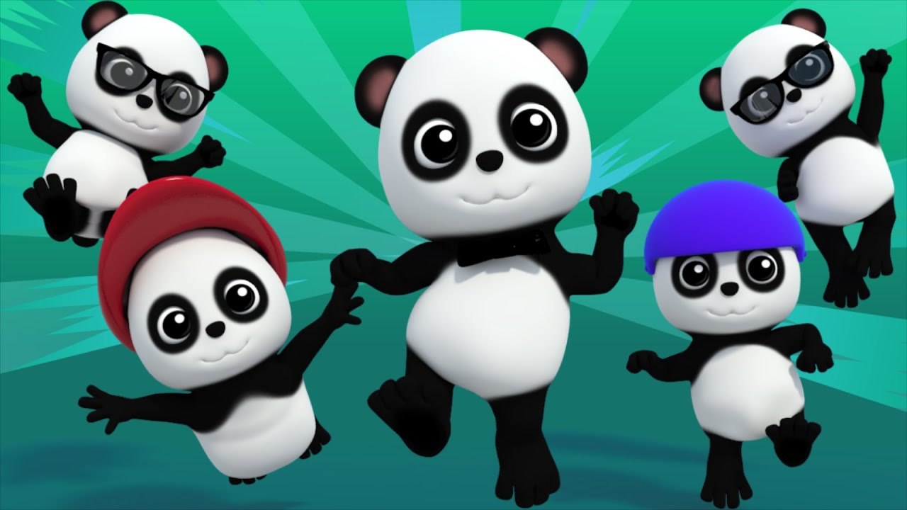 Five Little Pandas | Nursery Rhymes For Kids And Childrens - video ...