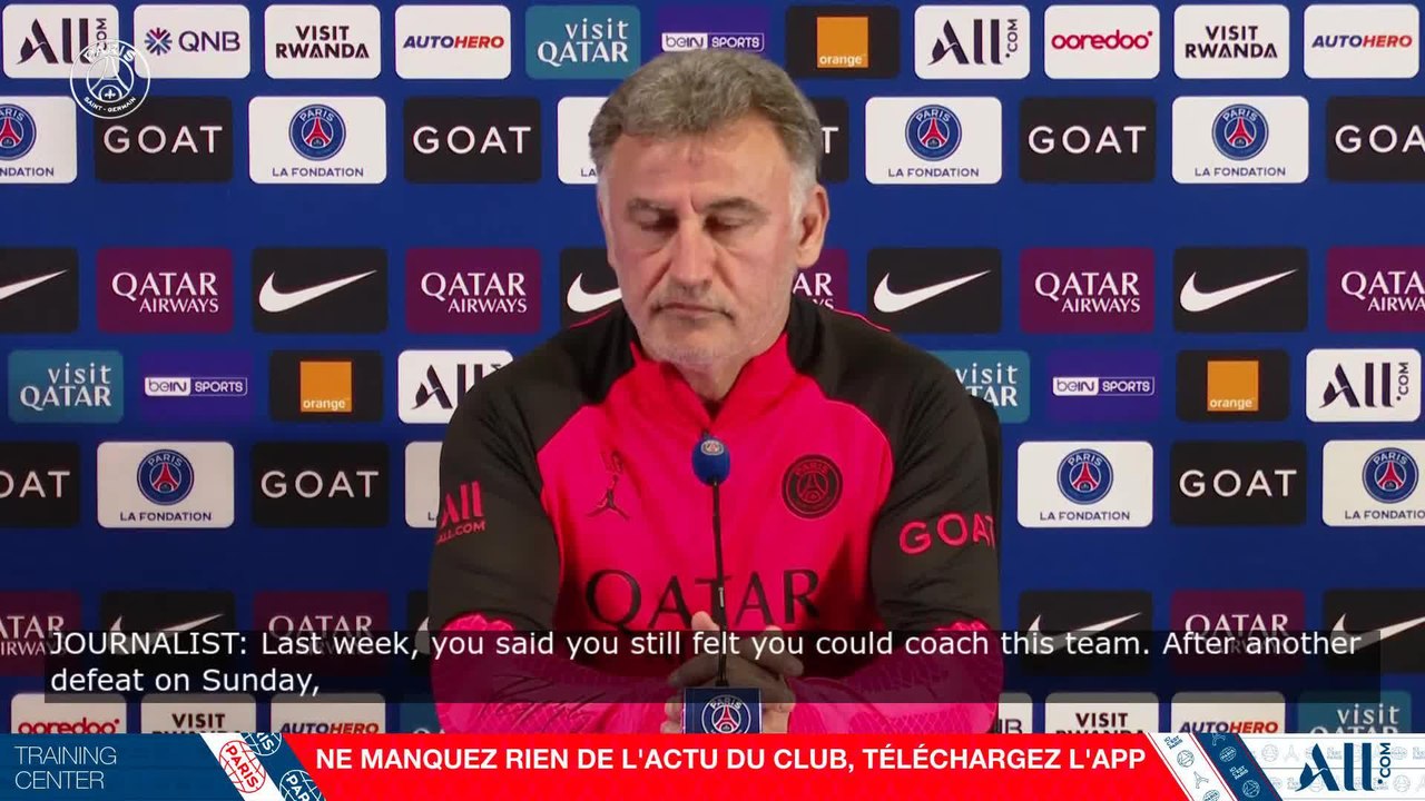 Rueda de prensa de Christophe Galtier - Niza vs. PSG.mp4 - video Dailymotion