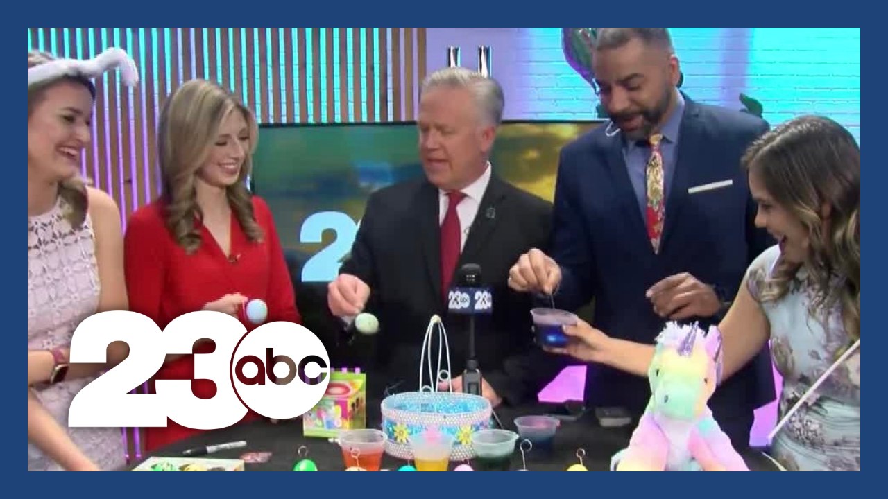 Even more egg dying with the 23ABC News staff - video Dailymotion