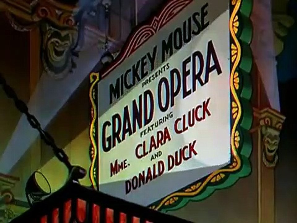 Mickey Mouse Mickey's Grand Opera (1936) - video Dailymotion