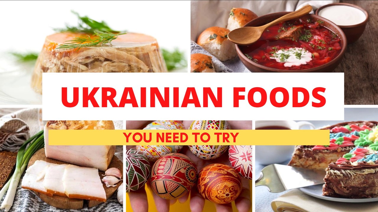 Most Popular UKRAINE Foods | Ukrainian Cuisine - video Dailymotion