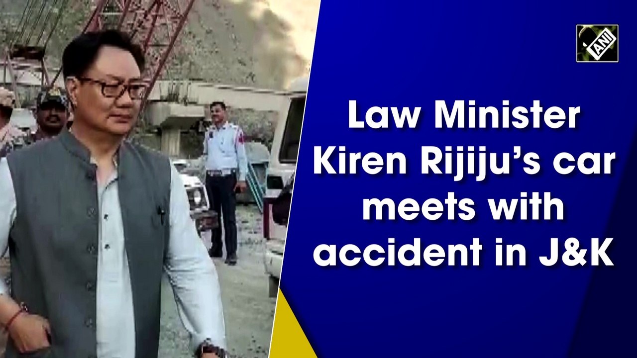 Kiren Rijiju’s car meets with accident in J&K - video Dailymotion
