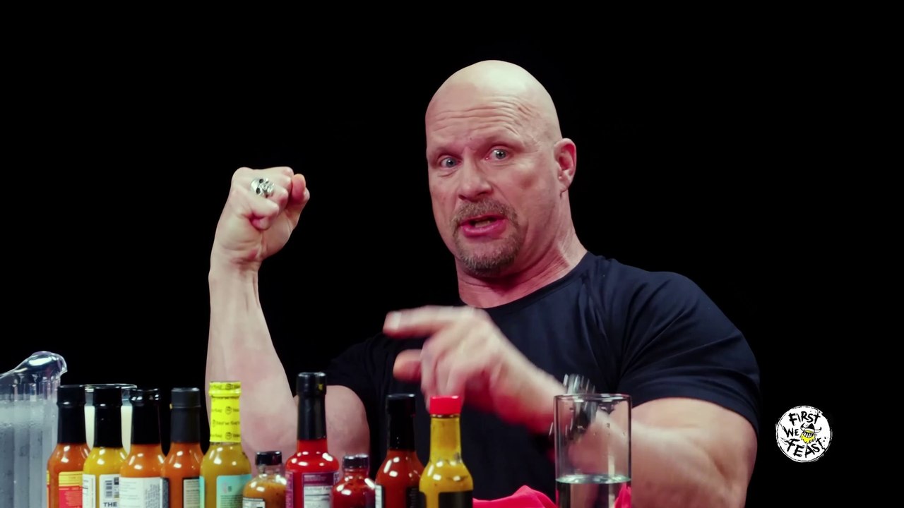 Stone Cold Steve Austin Puts the Stunner on Spicy Wings | Hot Ones ...