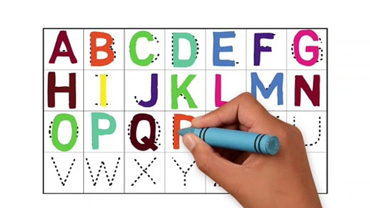 ABCD in English Alphabet song Read and Write The Alphabet Learn English a to z drawing abc ...