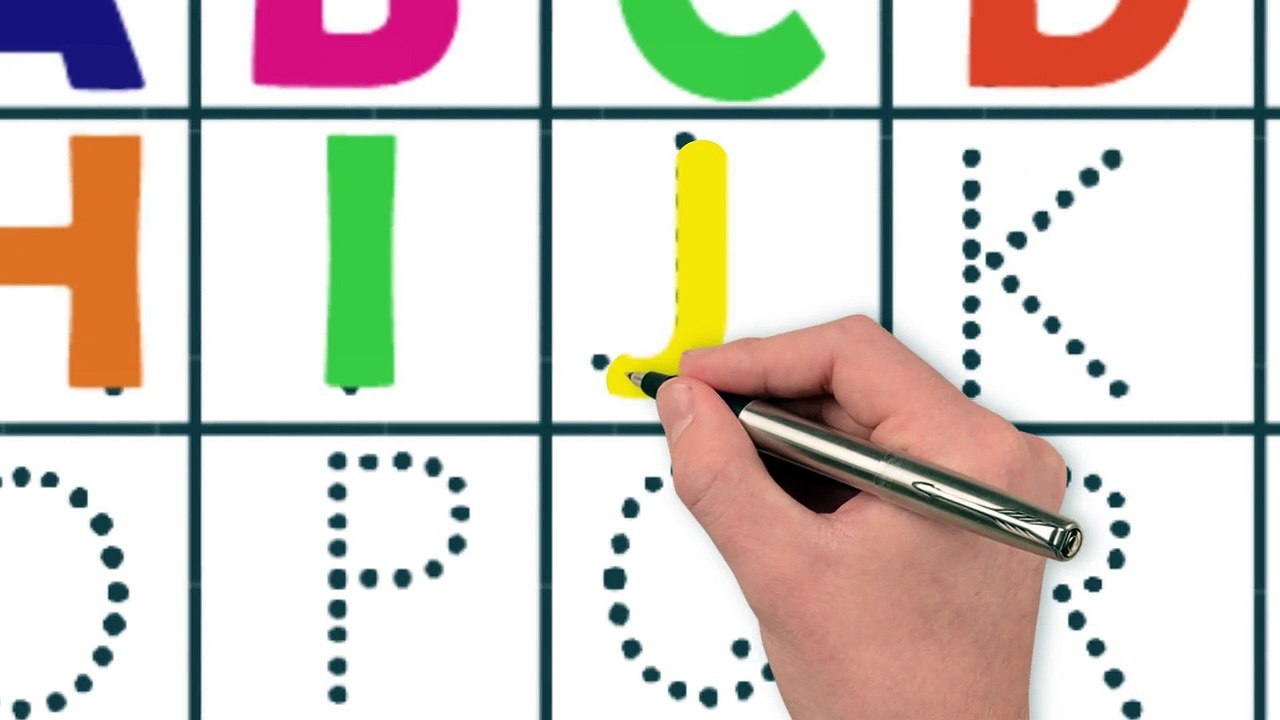 Learning How to Write and read the English Alphabet Uppercase and ...