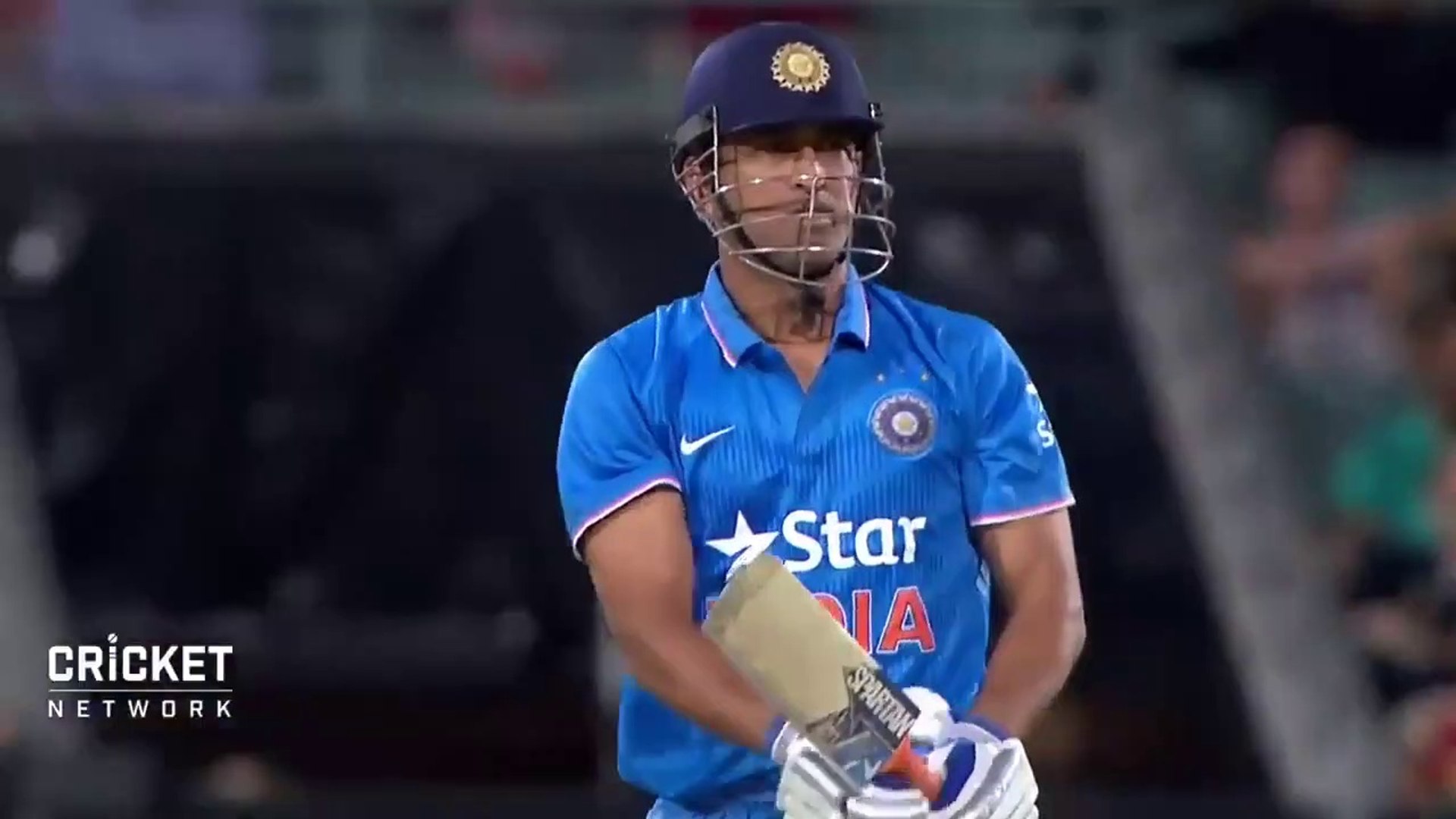 Mahendra Singh Dhoni Helicopter Shot Video
