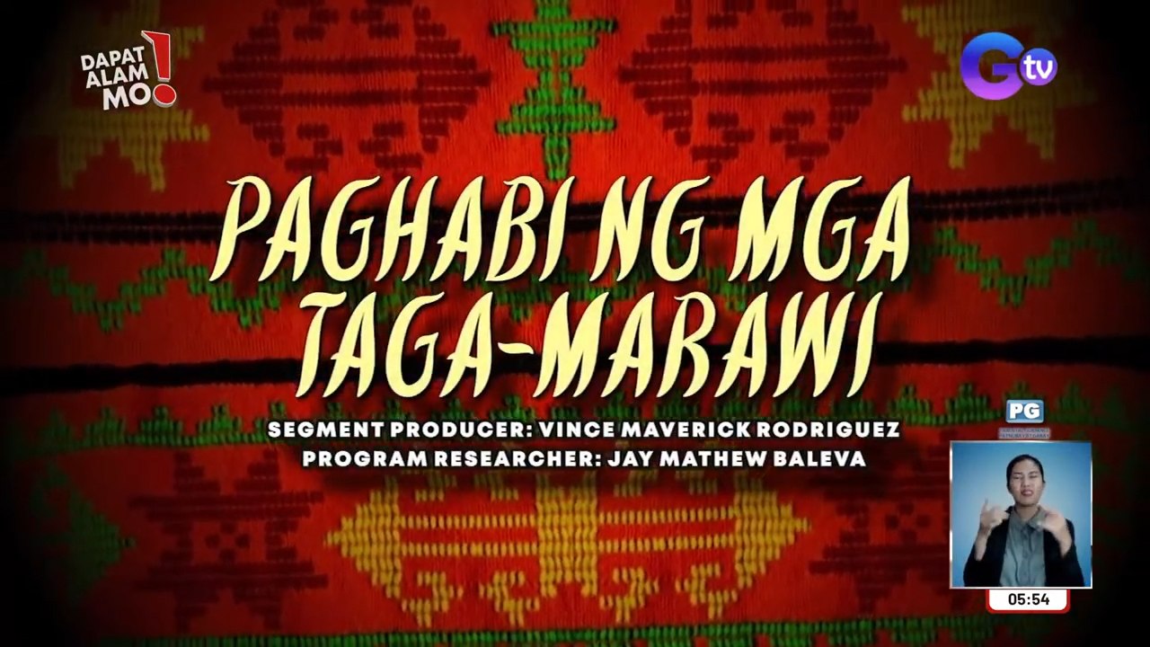 Paghahabi, may pag-asang hatid sa mga dating naapektuhan ng giyera sa ...