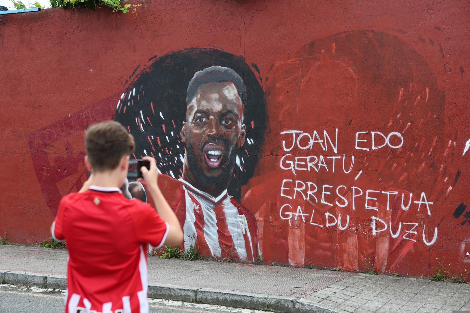 Painful Message for Nico Williams on the Mural He Shared With His ...