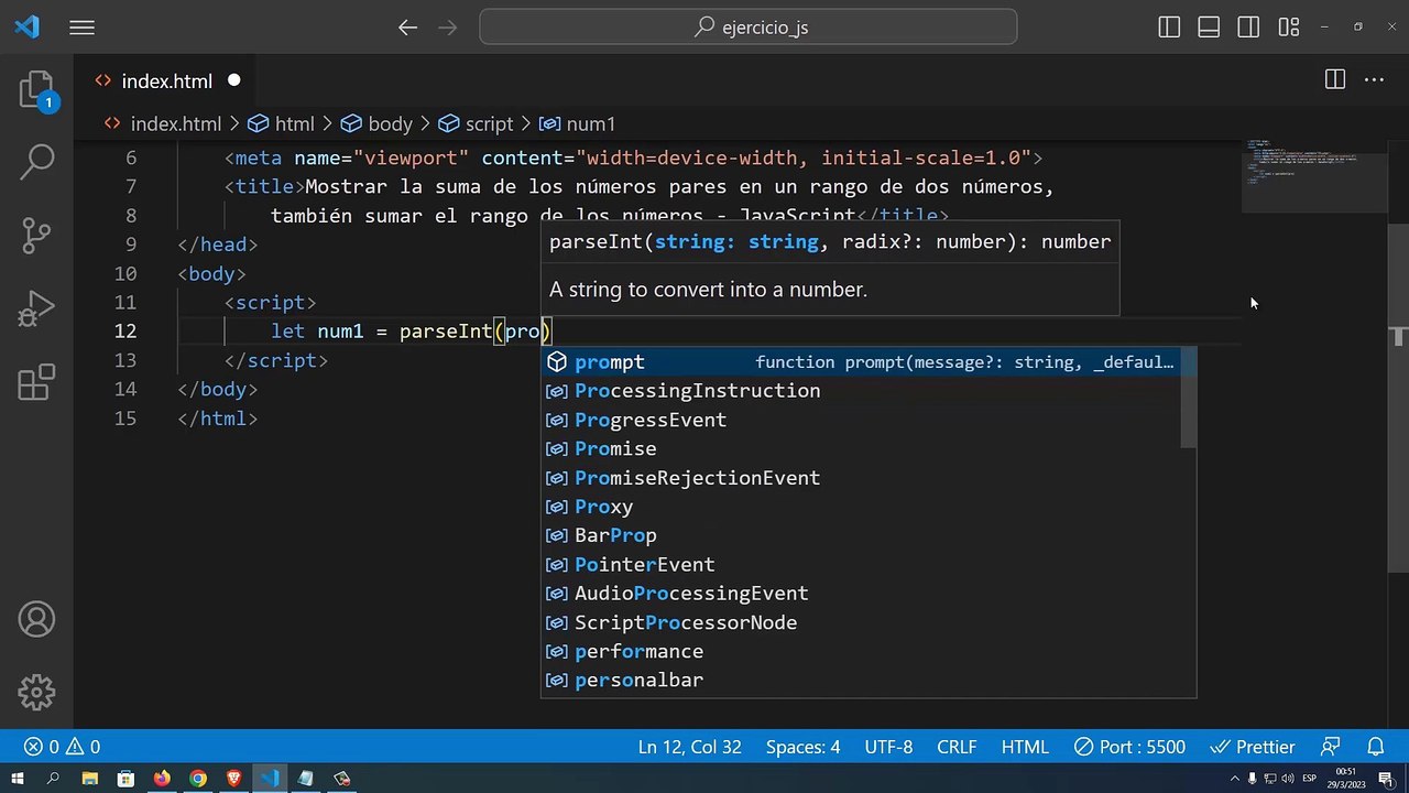 Mostrar la suma de los números pares en un rango de dos números, también sumar el rango de los ...