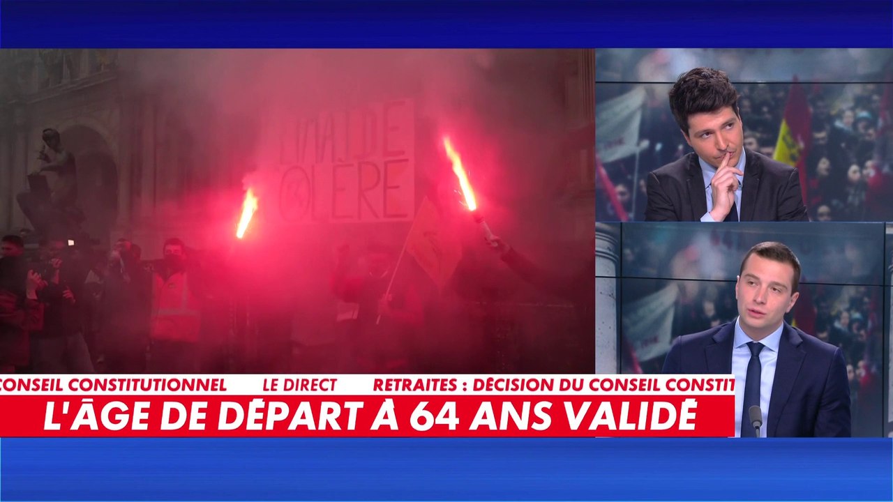 Jordan Bardella : «Sur le fond, cette réforme, elle reste injuste ...