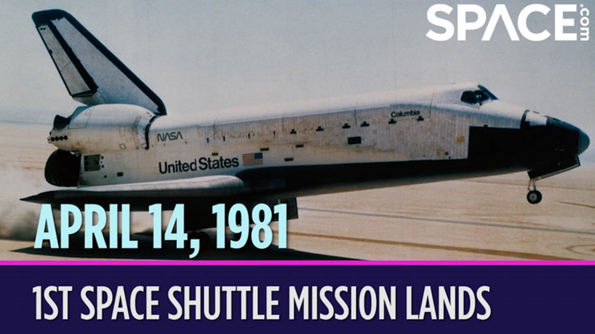 Space Shuttle Columbia First Mission