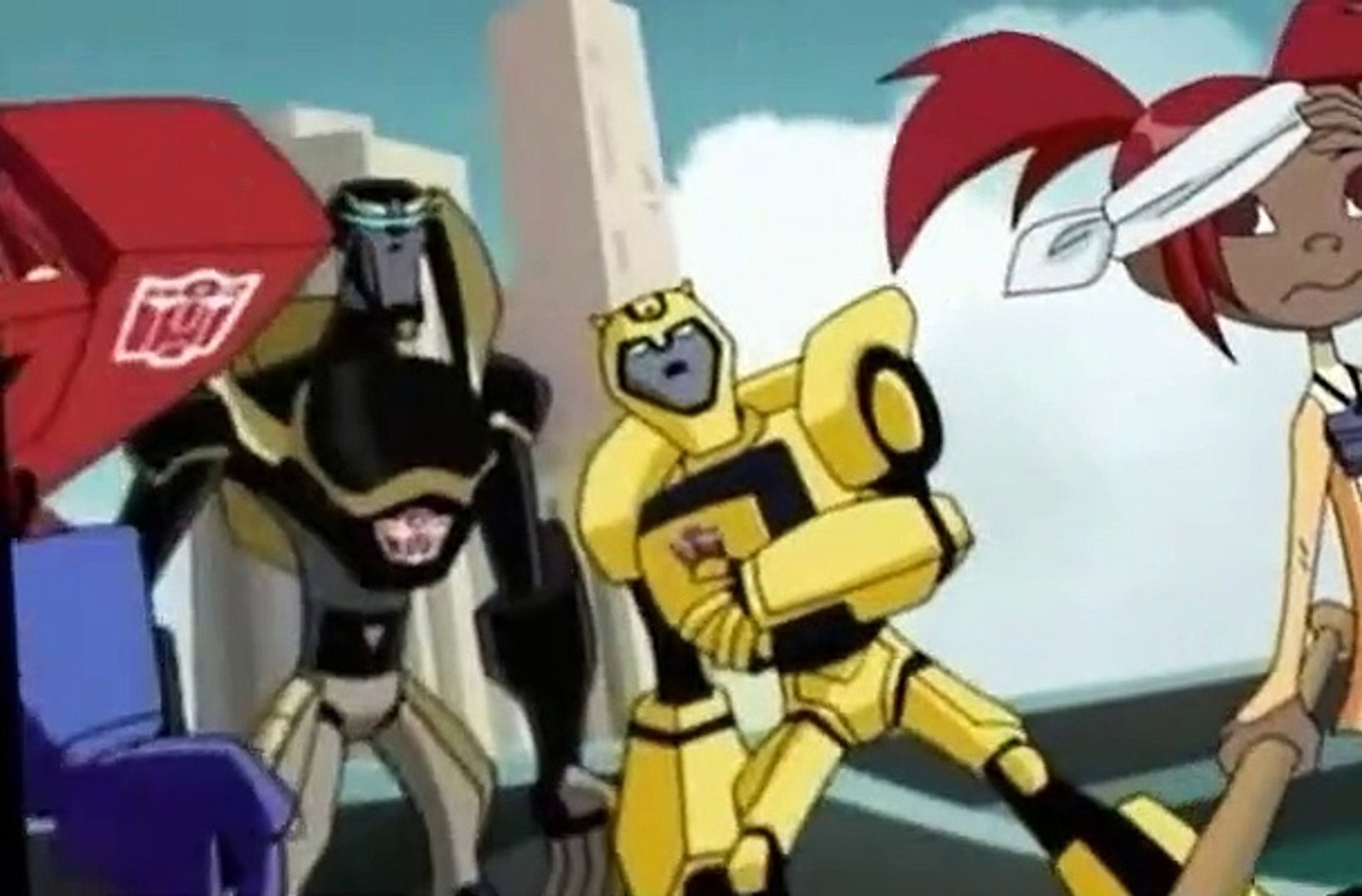 Transformers Animated Bumblebee And Sari