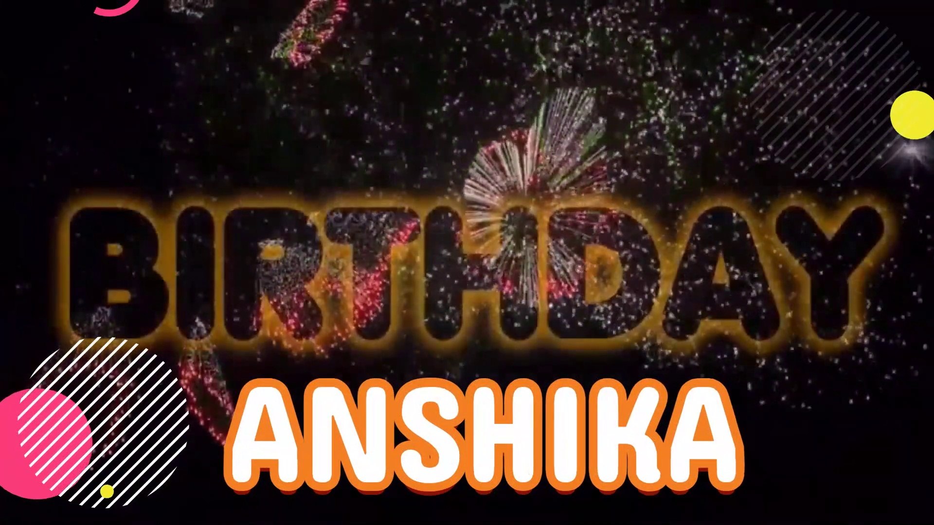 Anshika Name Logo