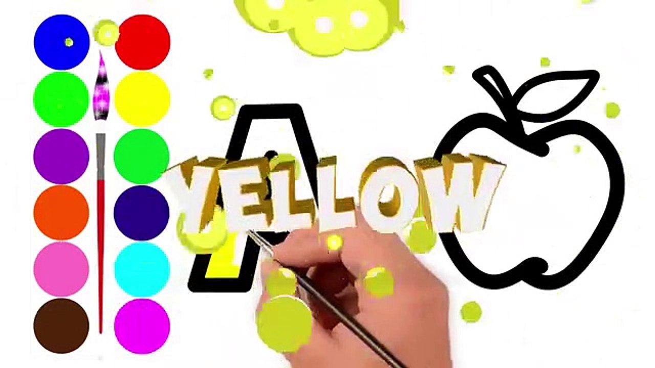 Learn Alphabet ABC coloring and drawing Learn Colors for kids VOVING ...