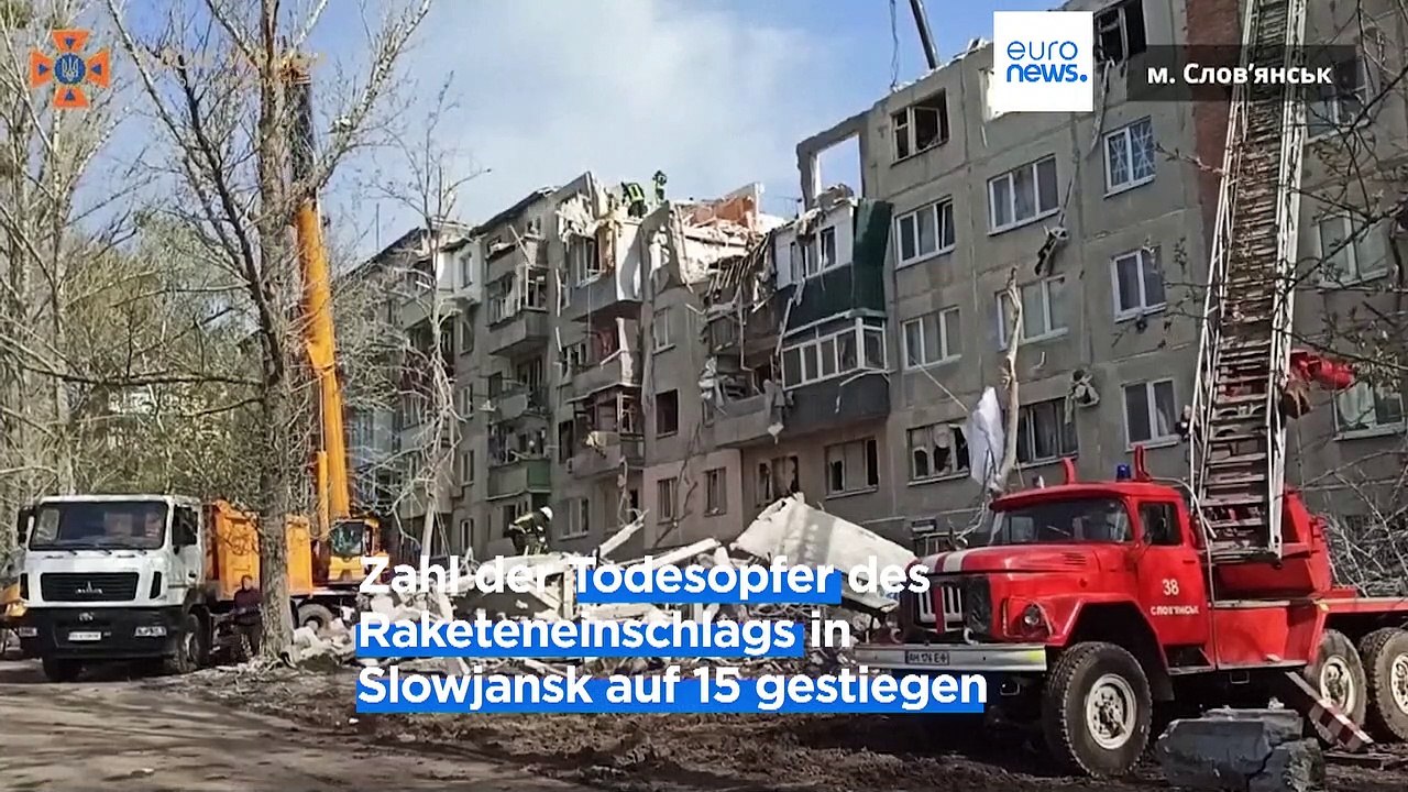 Ukraine: Schwere Kämpfe im Osten - Zahl der Todesopfer in Slowjansk ...