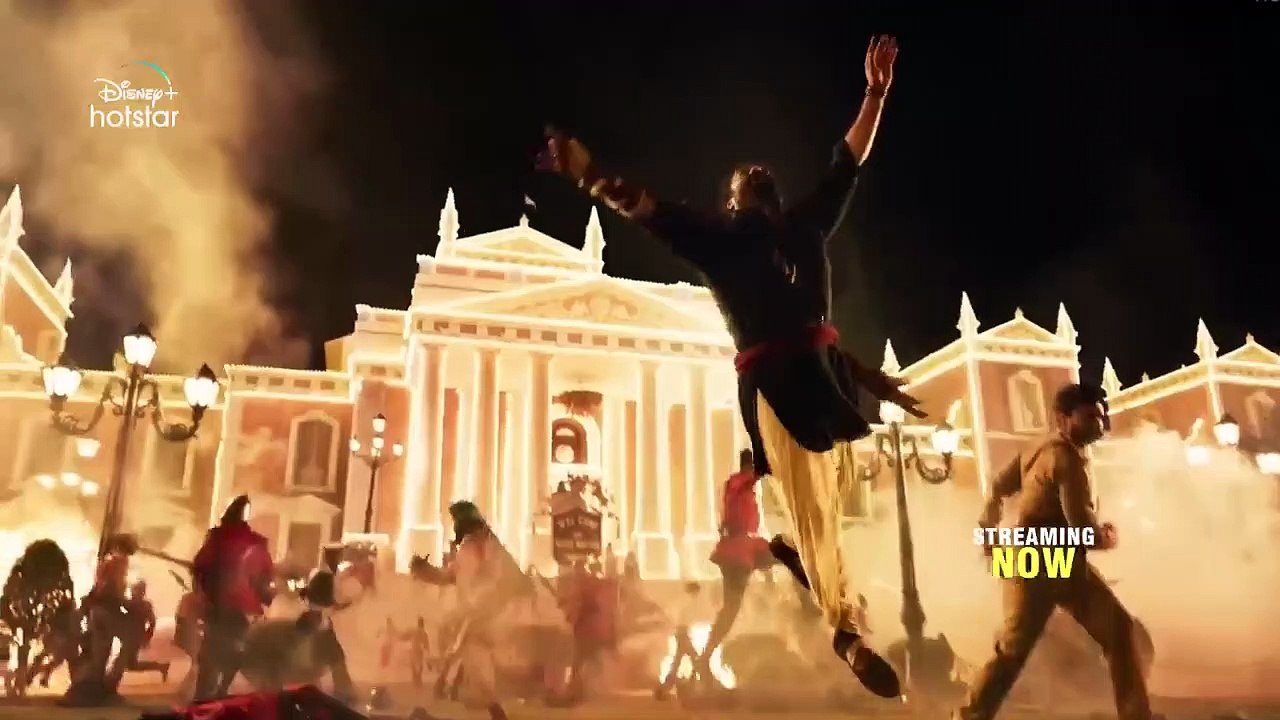 Ram vs Bheem RRR Interval Fight Scene Streaming Now Jr NTR Ram Charan ...