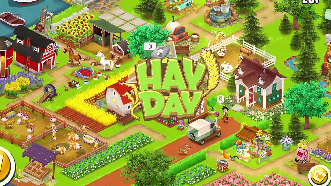 Hay Day (Farm with Friends and Family) Mobile Game Official Android IOS ...