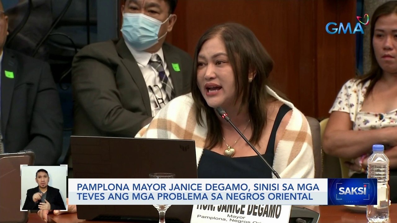 Pamplona Mayor Janice Degamo, sinisi sa mga Teves ang mga problema sa ...