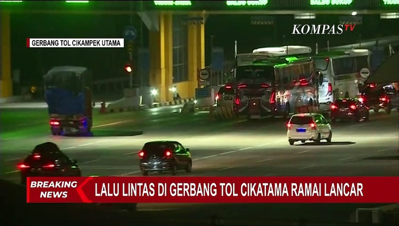 Gerbang Tol Cikatama Ramai Lancar, One Way akan Diterapkan dari Tol Cipali-Tol Kalikangkung|18 ...