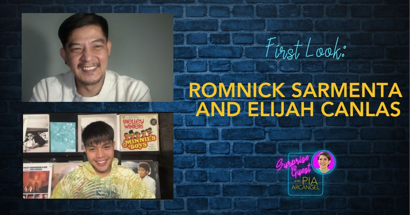 First Look: Romnick Sarmenta and Elijah Canlas | Surprise Guest with Pia Arcangel - video ...
