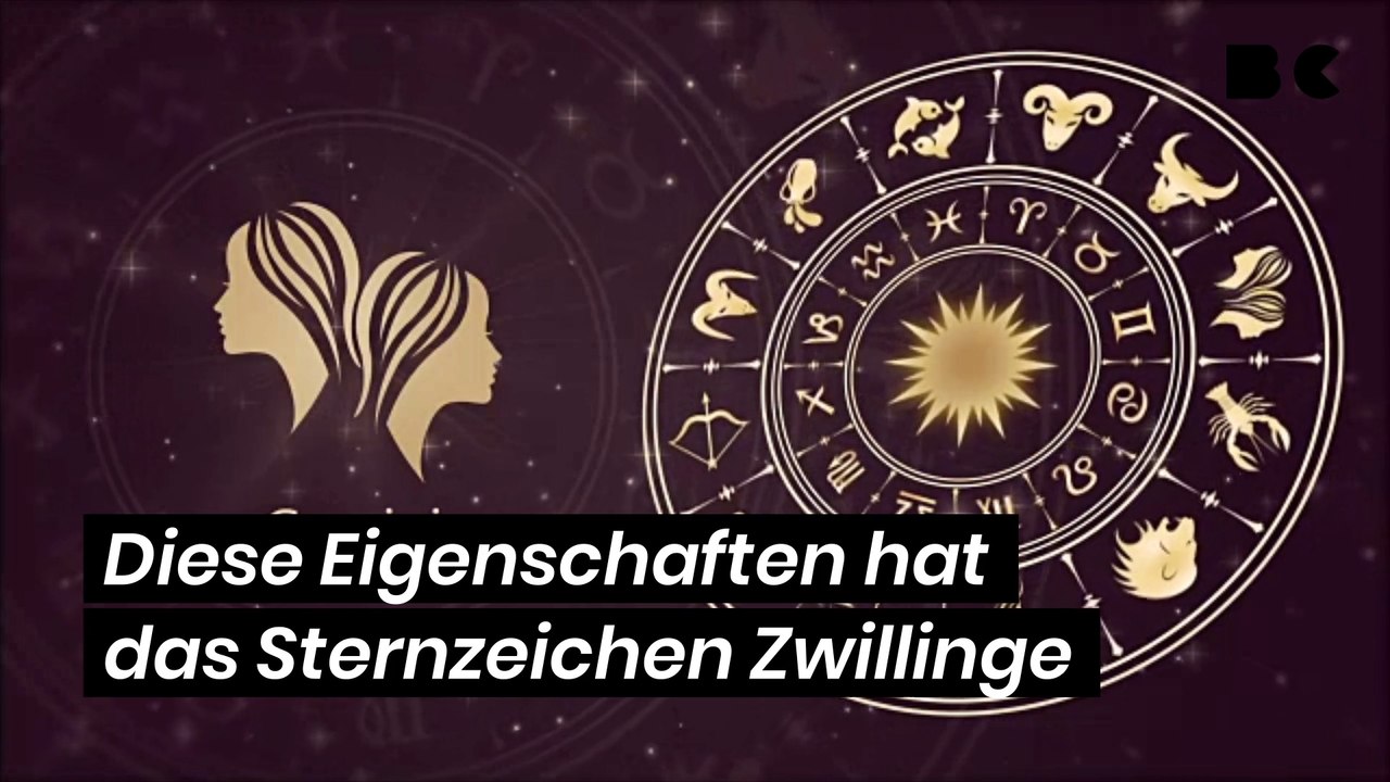 Diese Eigenschaften hat das Sternzeichen Zwillinge - video Dailymotion