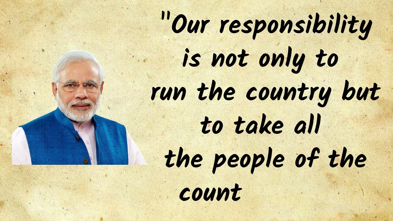15 famous inspiring quotes by Prime Minister Narendra Modiji Inspiring ...