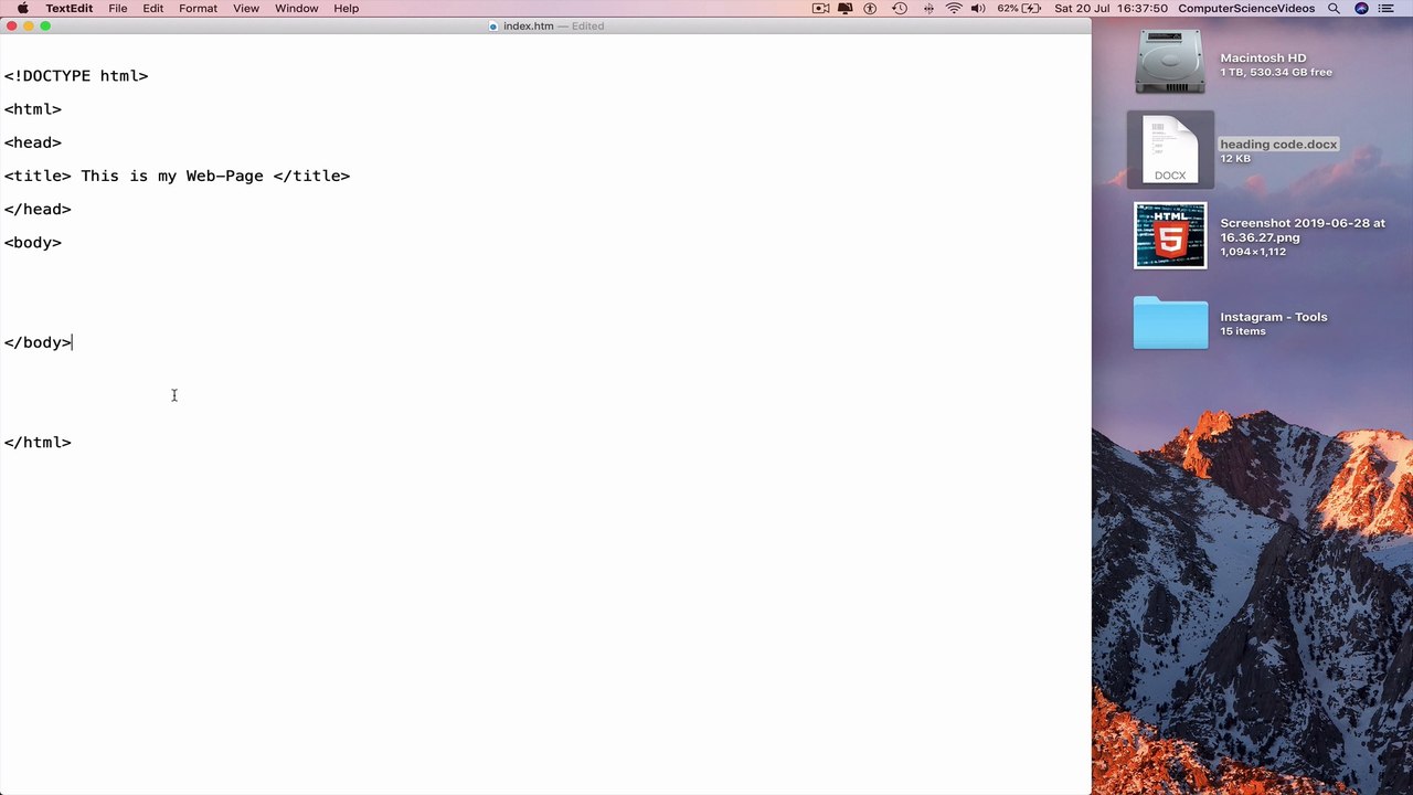 Programming In HTML5 - Tutorial 10 | HTML Elements - video Dailymotion