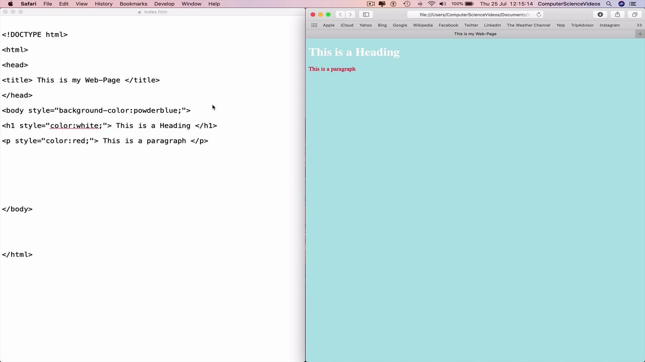 Programming In HTML5 - Tutorial 14 | HTML Styles - video Dailymotion