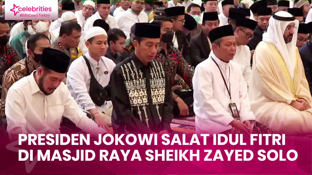 Presiden Jokowi Salat Idul Fitri di Masjid Raya Sheikh Zayed Solo - Video Dailymotion