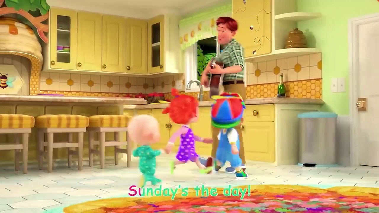 Days of the Week Song _ CoComelon Nursery Rhymes - video Dailymotion