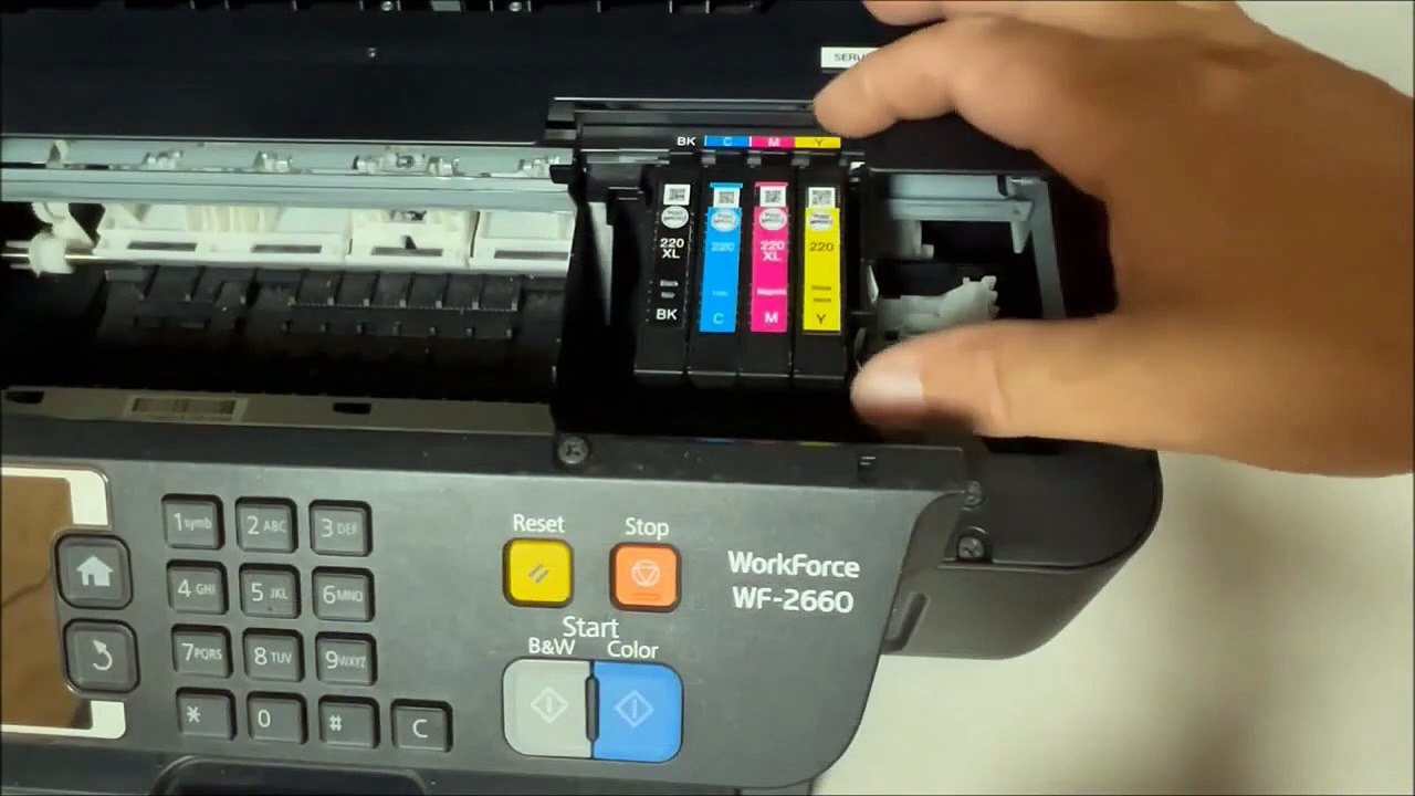 How to Replace the Ink Cartridges in an Epson WorkForce WF 2660 Printer ...