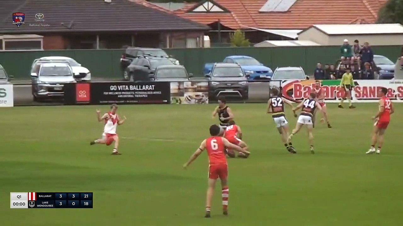 Ballarat's Paddy Simpson v Lake Wendouree | The Courier | April 22 ...