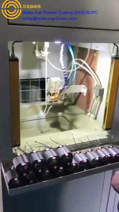 Stator coil powder coating machine WIND-SCPC_(new) - video Dailymotion