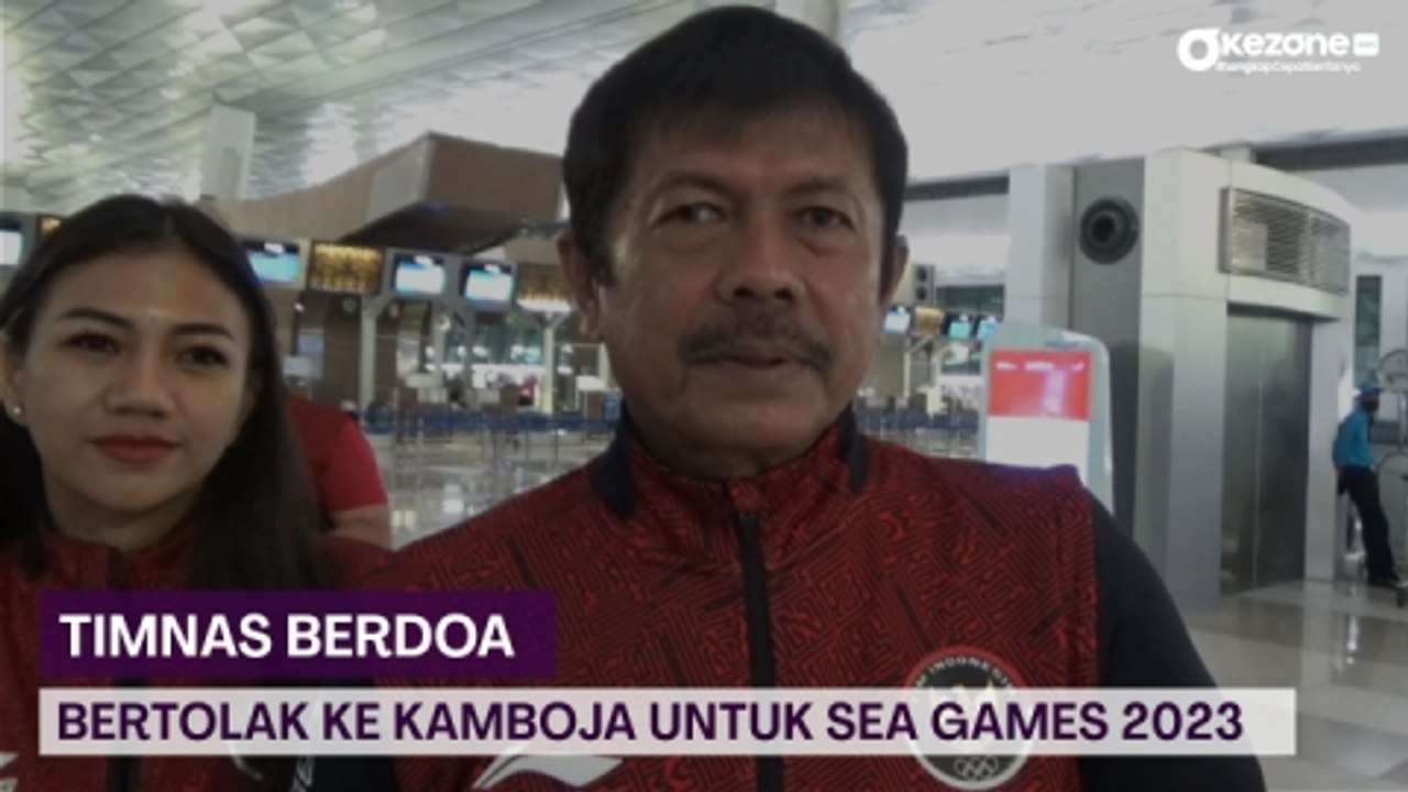Timnas Indonesia U22 Berdoa Sebelum Bertolak ke Kamboja untuk SEA Games ...