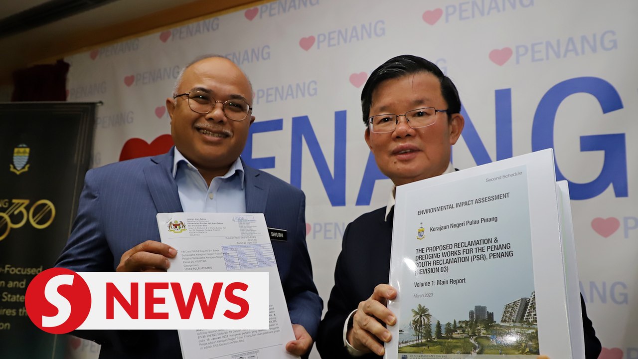 EIA approved for Penang South Islands reclamation project - video ...
