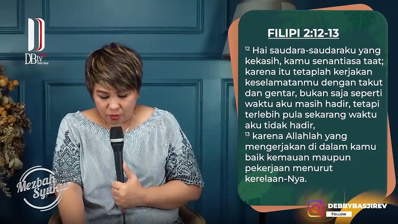 Filipi 2 ayat 12 - Debby Basjir #debbybasjir - video Dailymotion