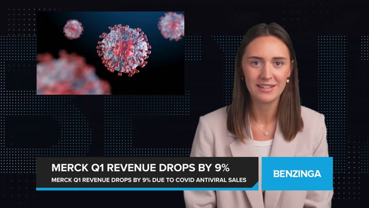 Merck Q1 revenue drops by 9% due to steep decline in Covid antiviral ...