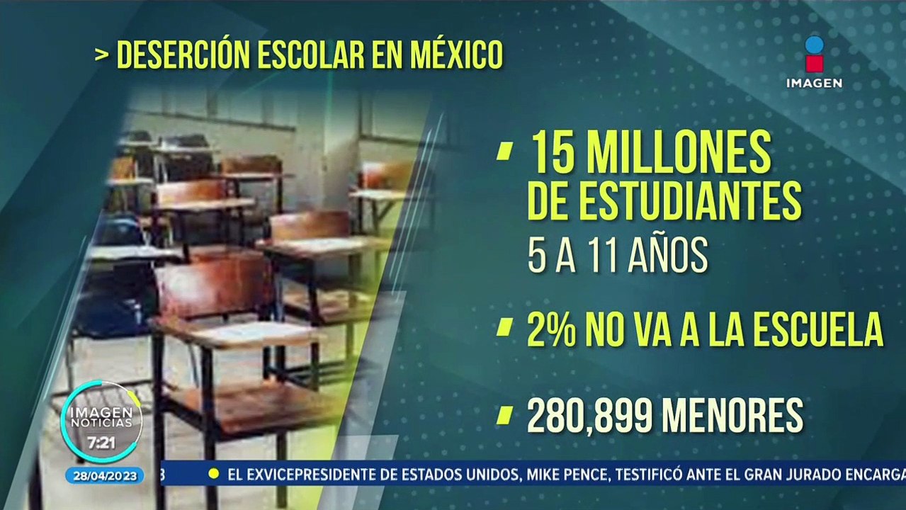 Deserción escolar en México: 2% de la población infantil no va a la ...