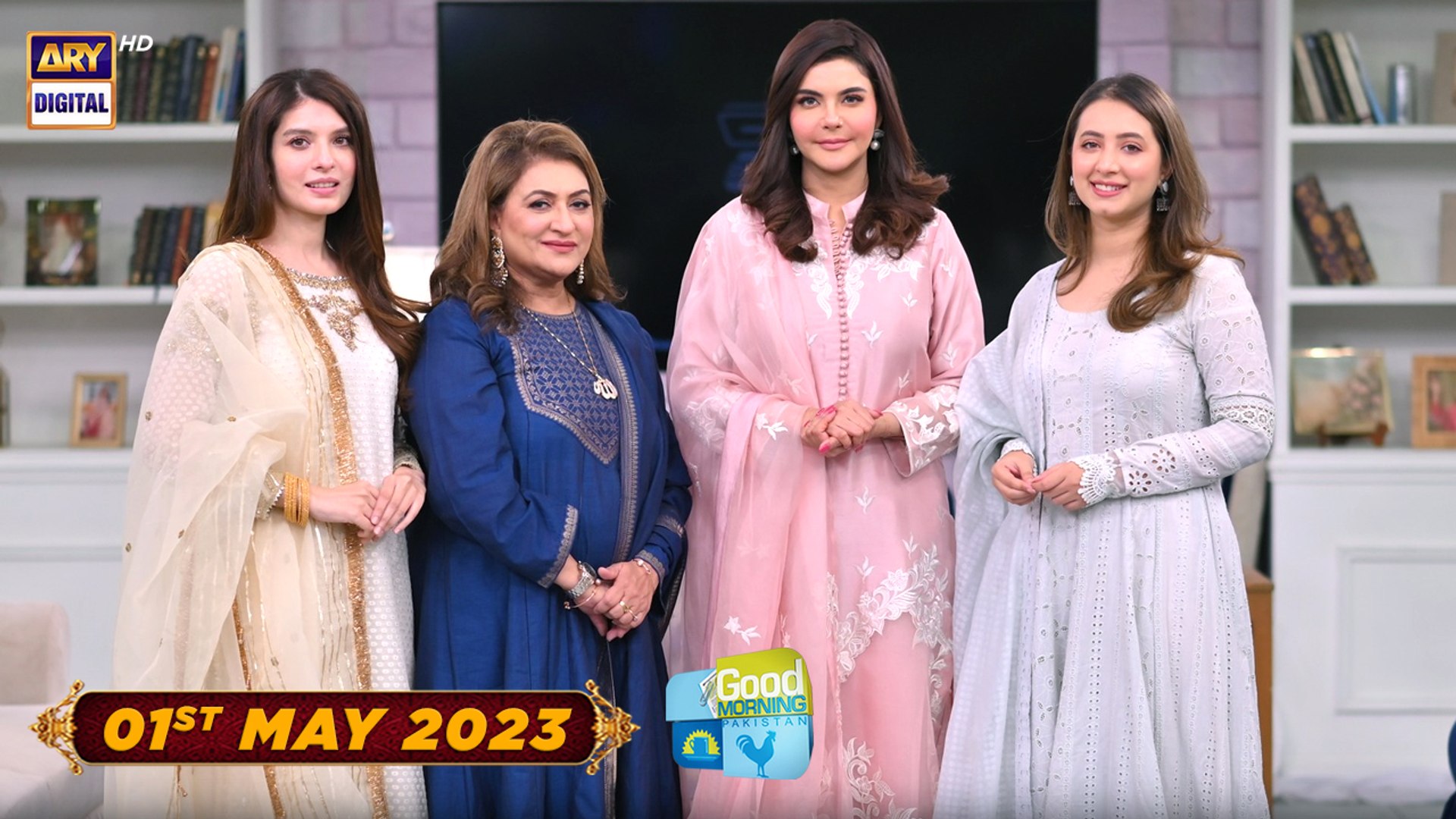 In Good Morning Pakistan Nida Yasir Dresses