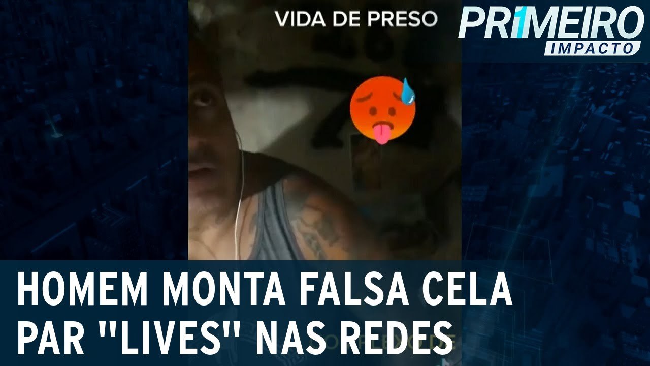 Homem monta cela de cadeia e finge que é presidiário - Vídeo Dailymotion