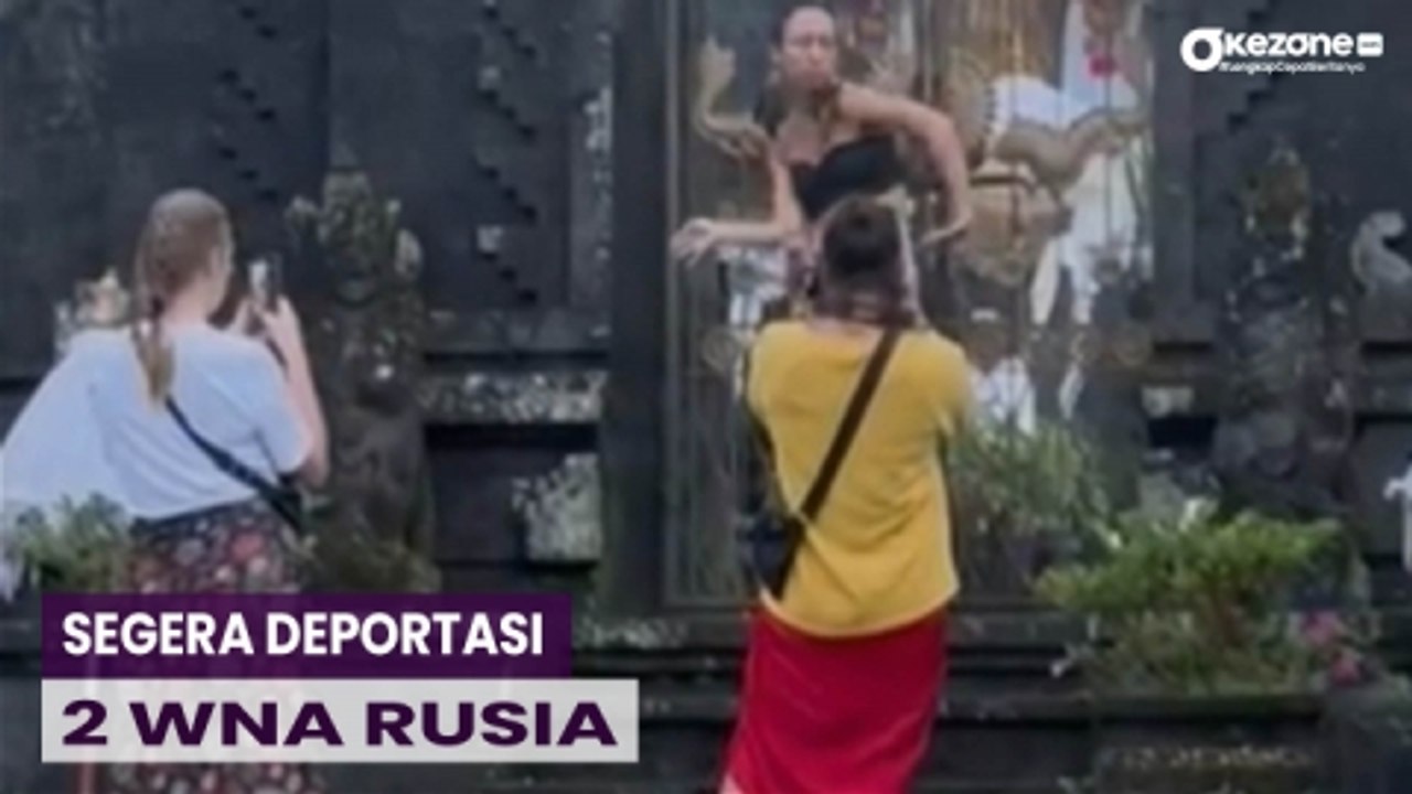 Viral Menari dan Berpose Tak Pantas di Pura Besakih, Imigrasi Bali Segera Deportasi 2 WNA Rusia ...