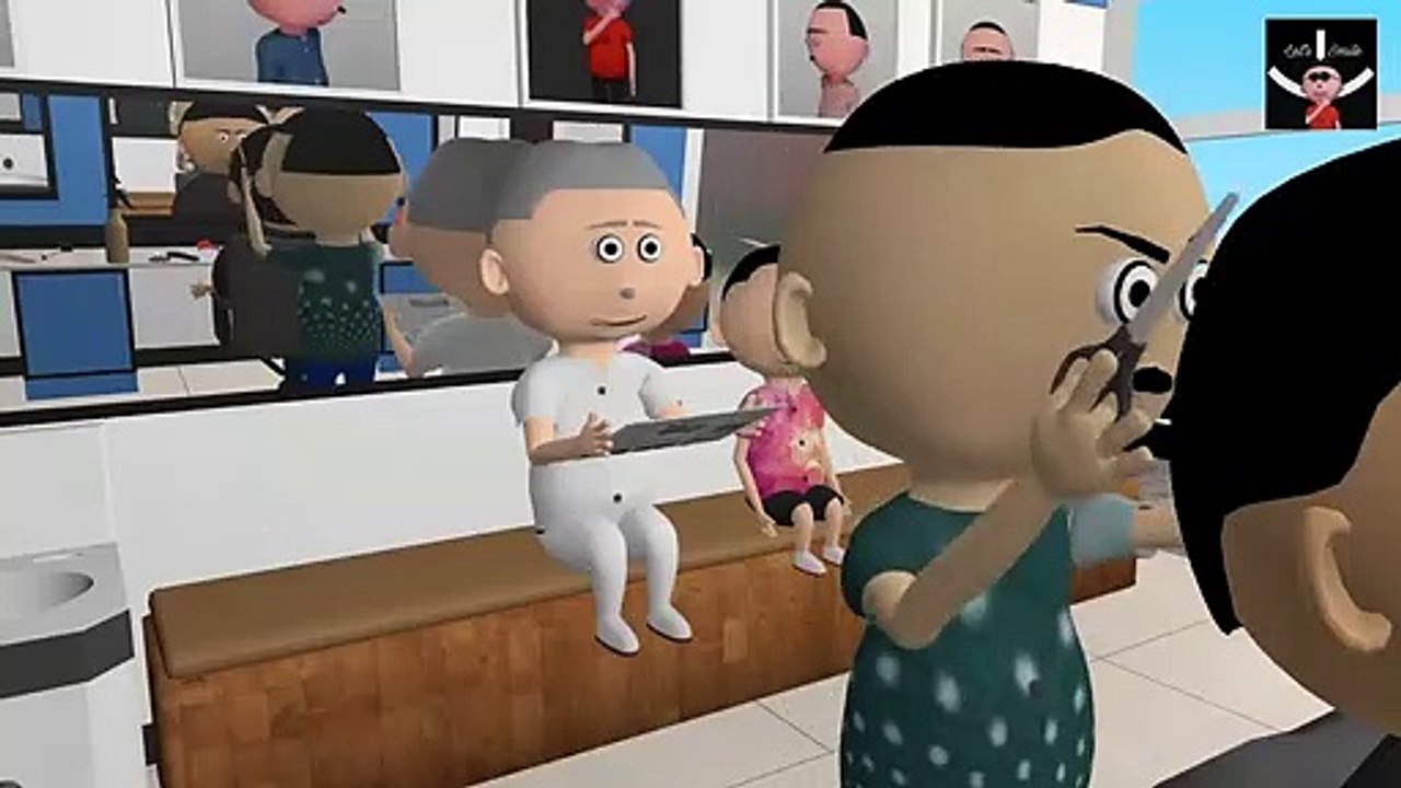 JOKE _ THANDI ME HAIR CUT -Winter Special _ Funny Cartoon Comedy _ ठंडा ...